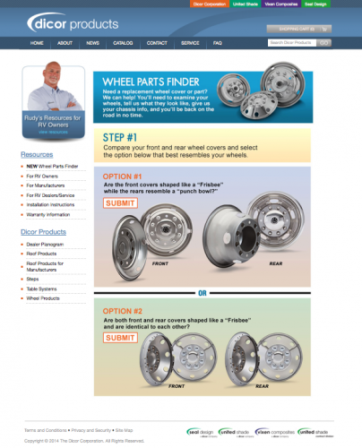 Dicor Products Adds Wheel Finder Guide to Website